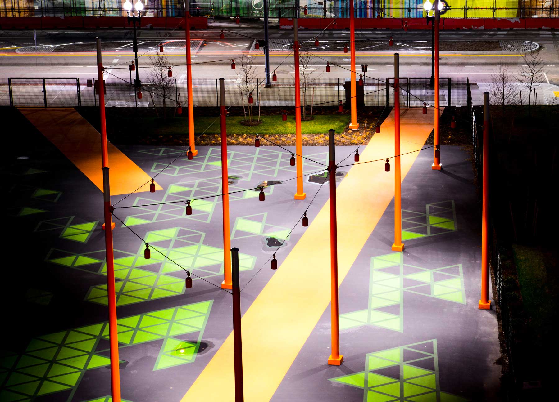 The Boston Convention and Exhibition Center Catenary Lighting